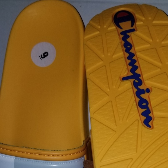 Champion | Shoes | Champion Slides Yellow | Poshmark